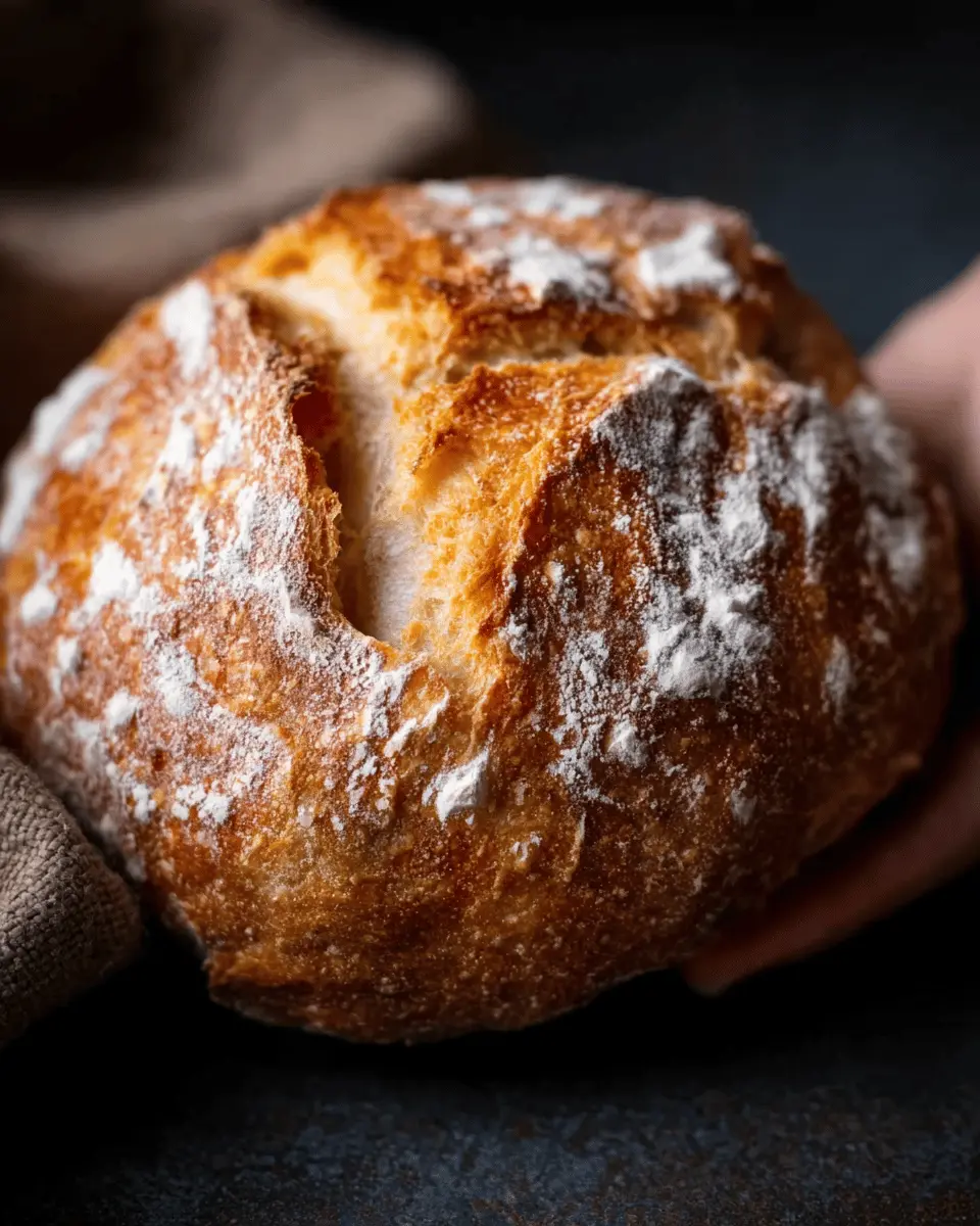 small batch crusty bread