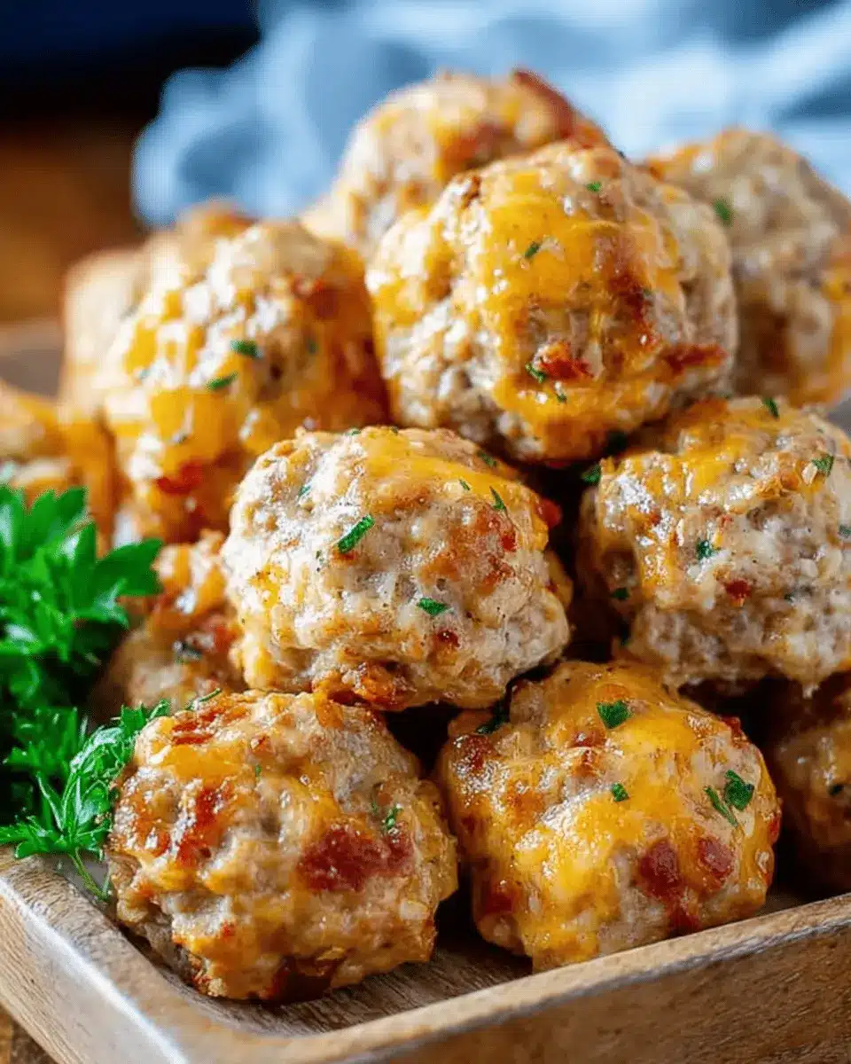 Cream Cheese Sausage Balls